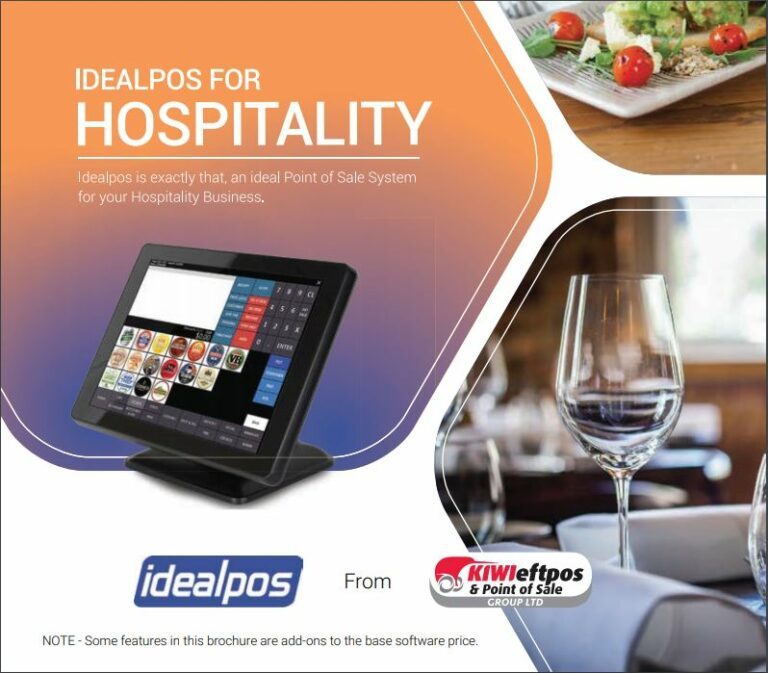 Best POS software for cafes | Idealpos | Kiwi Eftpos